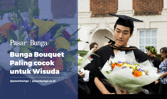 Bunga ini cocok diberikan untuk acara Wisuda - Pasar Bunga Jakarta